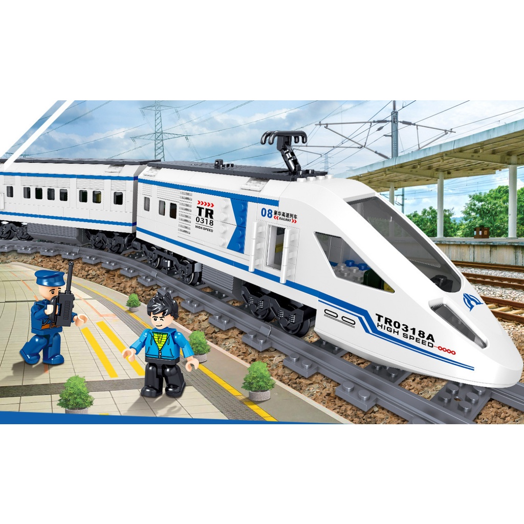 513PCS MOC City Transportation Rail Transit High Speed Train Track ...
