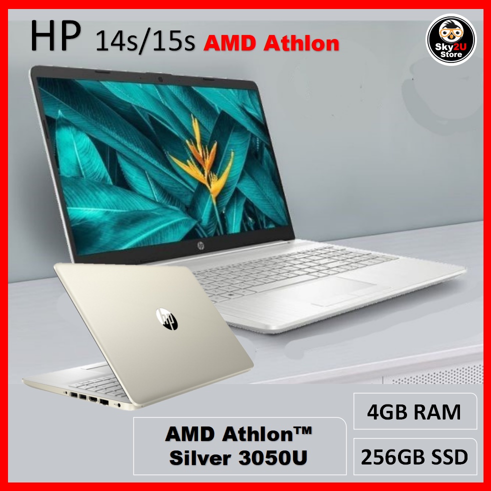 HP 15s AMD Athlon™ Silver 3050U Laptop (eq1017AU/eq1018AU) | Shopee ...