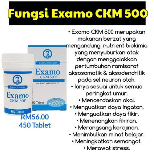 EXAMO CKM 500 BIRU 450 TABLET | Shopee Malaysia