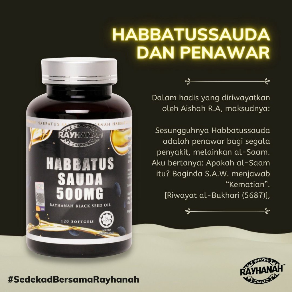 Rayhanah Minyak habatussauda (Black Seed Oil) | Shopee Malaysia
