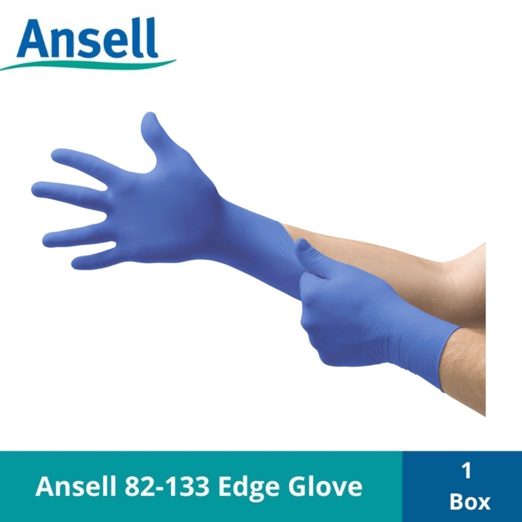 Ansell 82-133 Edge Disposable Nitrile Glove | Shopee Malaysia