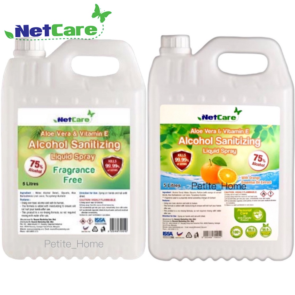 {Seld Collect} Netcare 75% Alcohol Hand Sanitizer (5L | 5000ml) | Shopee Malaysia