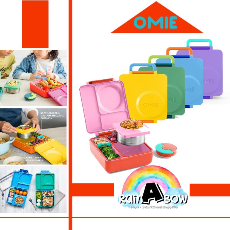 🛒 OmieBox V2.0 Hot & Cold Vacuum Insulated Bento On The Go Lunch Dinner ...