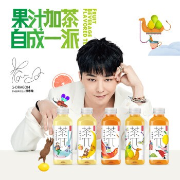 Fruit Tea 农夫山泉茶派 果味茶饮 （500ml）Nong Fu Shan Quan Cha Pai 红茶 乌龙茶 绿茶 ...