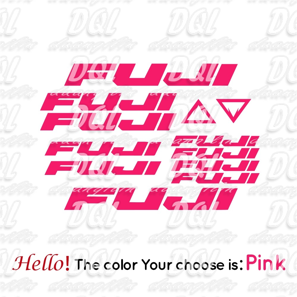 Bicycle Stickers Mountain Bike Road Bike Frame Sticker FUJI Fuji Frame ...