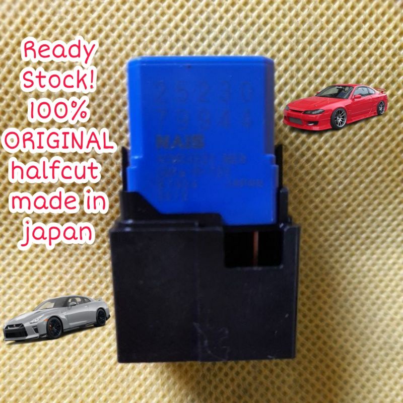 2523079945 Genuine Nissan 4-Pin Blue Relay NAiS ACM33221-M04 CM1a-R-12V ...