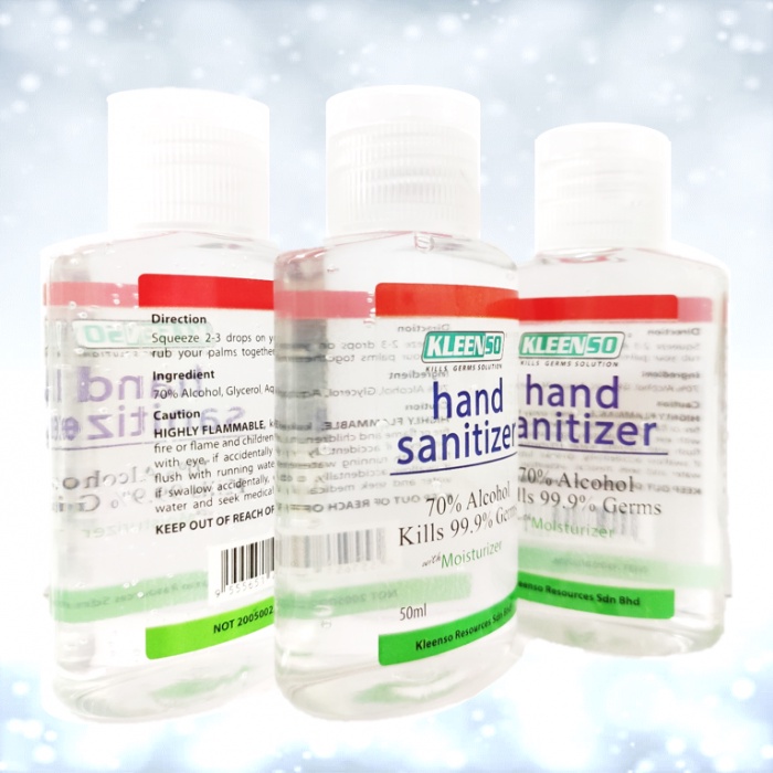 KLEENSO Hand Sanitizer Travel Pack (50ml) | Shopee Malaysia