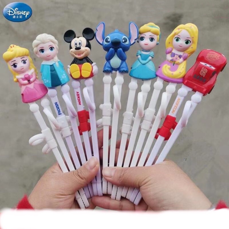 Hot Sales Disney Elsa Cartoon Kids Practice Chopsticks 儿童学习筷子 | Shopee ...