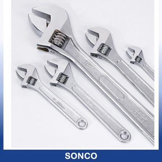 6'' / 8'' / 10'' / 12'' / 15'' Heavy Duty Adjustable Wrench Spanner ...