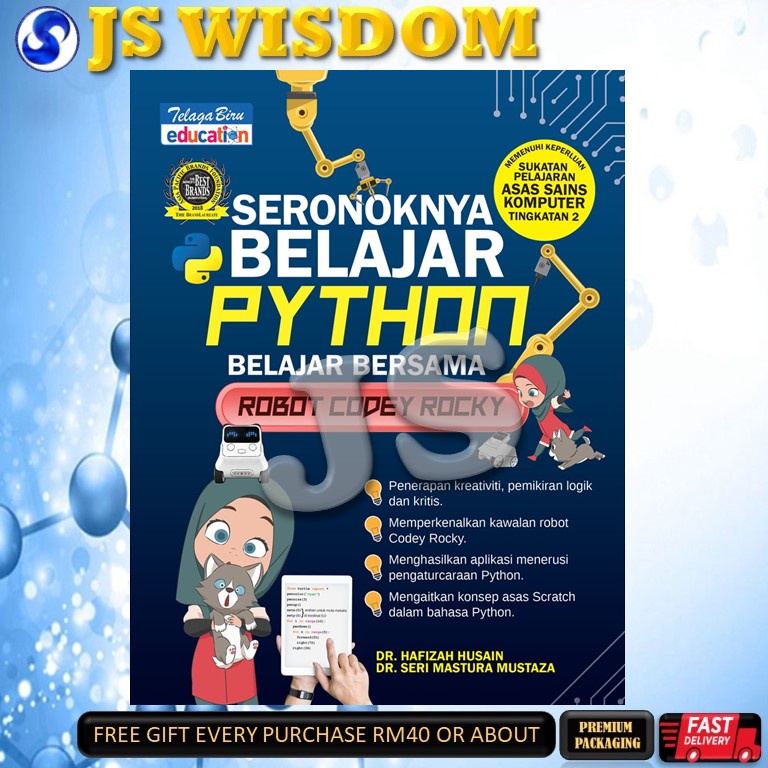 SERONOKNYA BELAJAR PYTHON TINGKATAN 2 / 3 -ROBOT CODEY ROCKY Asas Sains ...