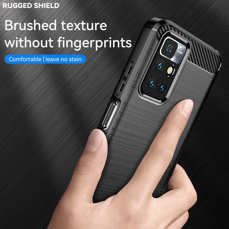 Phone Case For Xiaomi Redmi 10 Casing Soft Anti-fall Phone Cover Capa ...