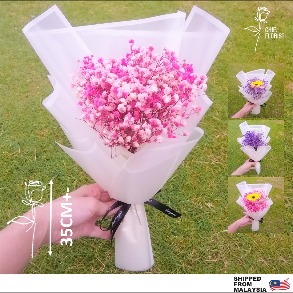 Baby Breath Bouquet Gift Convo Bouquet Graduation Bouquet Birthday 520 ...