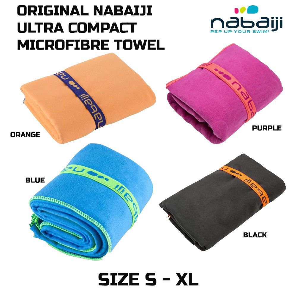 🔥HOT ITEM Nabaiji Original Ultra Compact Microfibre Towel🔥 | Shopee ...