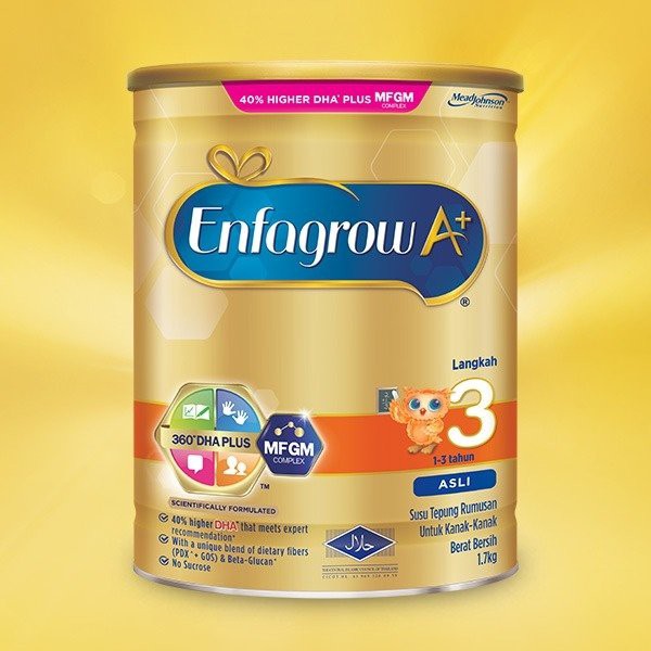Enfagrow A+ Step 3 Original / Honey 1.7kg (1-3 years old) | Shopee Malaysia