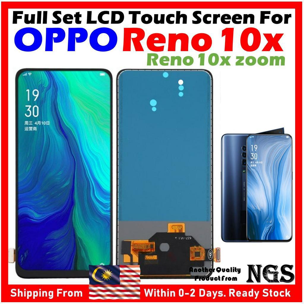 NGS Brand Full Set LCD Touch Screen Compatible For OPPO Reno 10x Zoom with Opening Tools ...