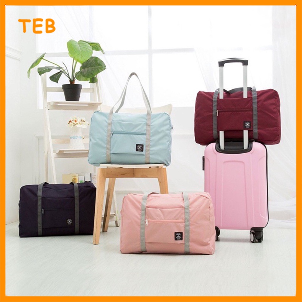 Large Foldable Travel Bag Waterproof Hand Carry | Beg Melancong Lipat ...