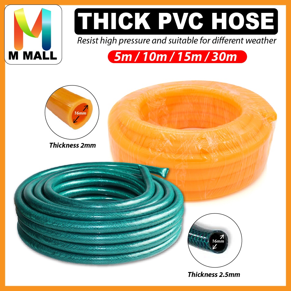 M MALL (5m,10m,15m,25m,30m) Water Garden Hose PVC Pipe / A-Class Apple ...