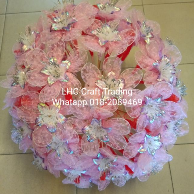 Bunga telur pelamin / bunga pahar(50batang) | Shopee Malaysia