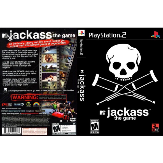 PS2 JACKASS THE GAME ( DVD Games ) | Shopee Malaysia