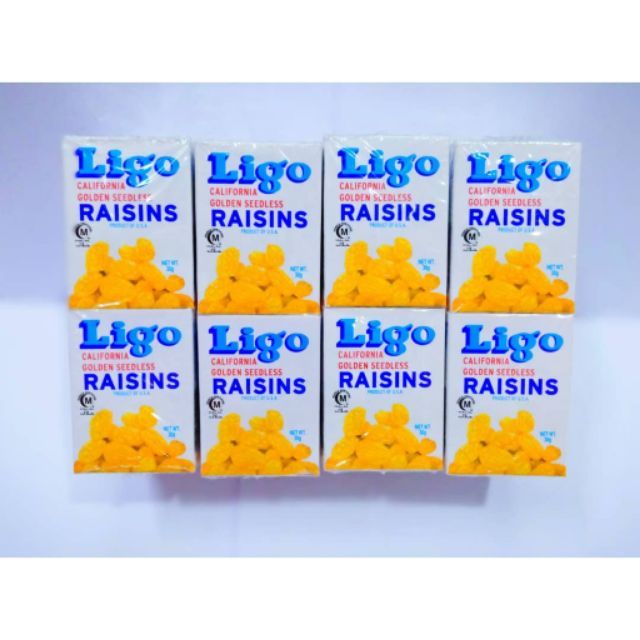 LIGO CALIFORNIA GOLDEN RAISINS (12pcs x 30gm) | Shopee Malaysia