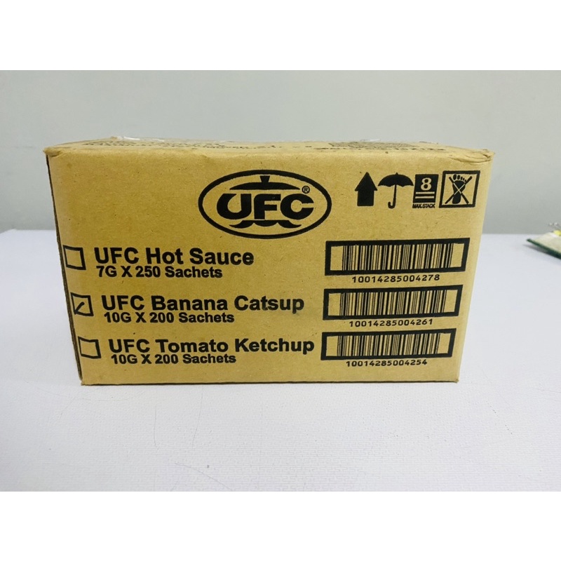 UFC BANANA KETCHUP BOX 10g x 200Pcs | Shopee Malaysia