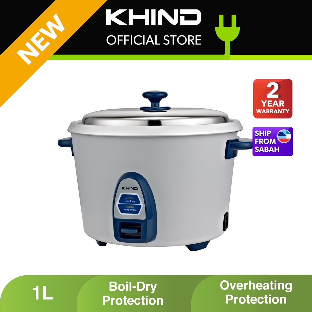[East Malaysia] Khind 1L Electric Rice Cooker RC810N (Sabah Customer ...