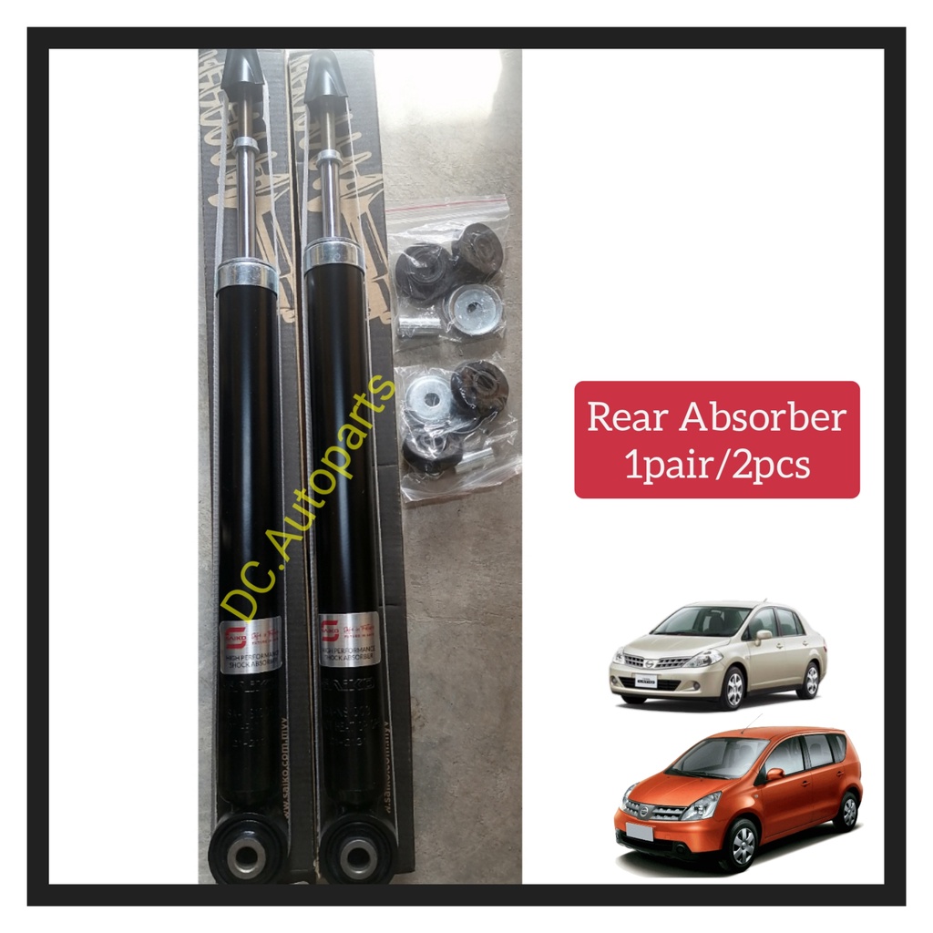 SAIKO ABSORBER NISSAN LIVINA LATIO 1.6 1.8 SYLPHY 2.0 ( FRONT OR REAR ...