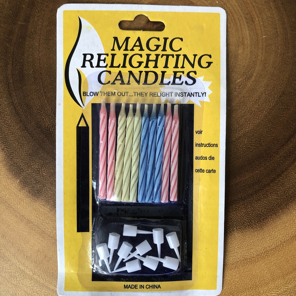 MAGIC RELIGHTING CANDLES CANDLE / LILIN MAGIC 吹不灭的蜡烛 | Shopee Malaysia