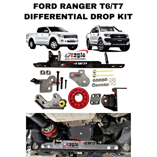 [Local Ready Stock] OPT Front Bolt On Diff Drop Kits For Ford Ranger T6 ...