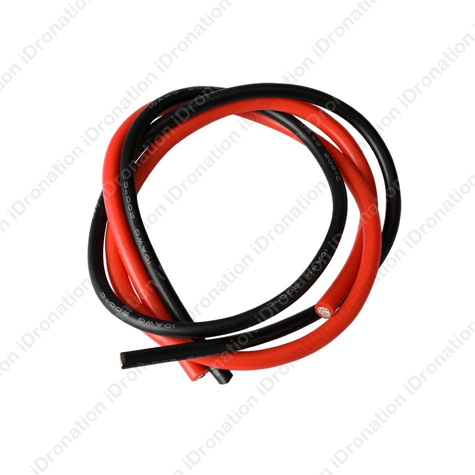 Soft Silicone Flexi Flexible Multicore Wire Cable Black Red Drone DIY Electric Electronic AWG 8 ...