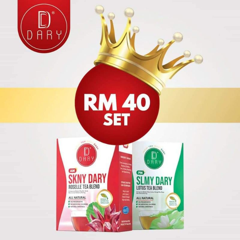 [100%ORIGINAL] DARY TEA Slimming Body & Skinny Legs TEH DARY [READY ...