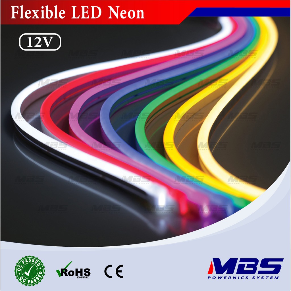 LED Neon Flexible Light DC12V (6mm or 8mm) | Shopee Malaysia