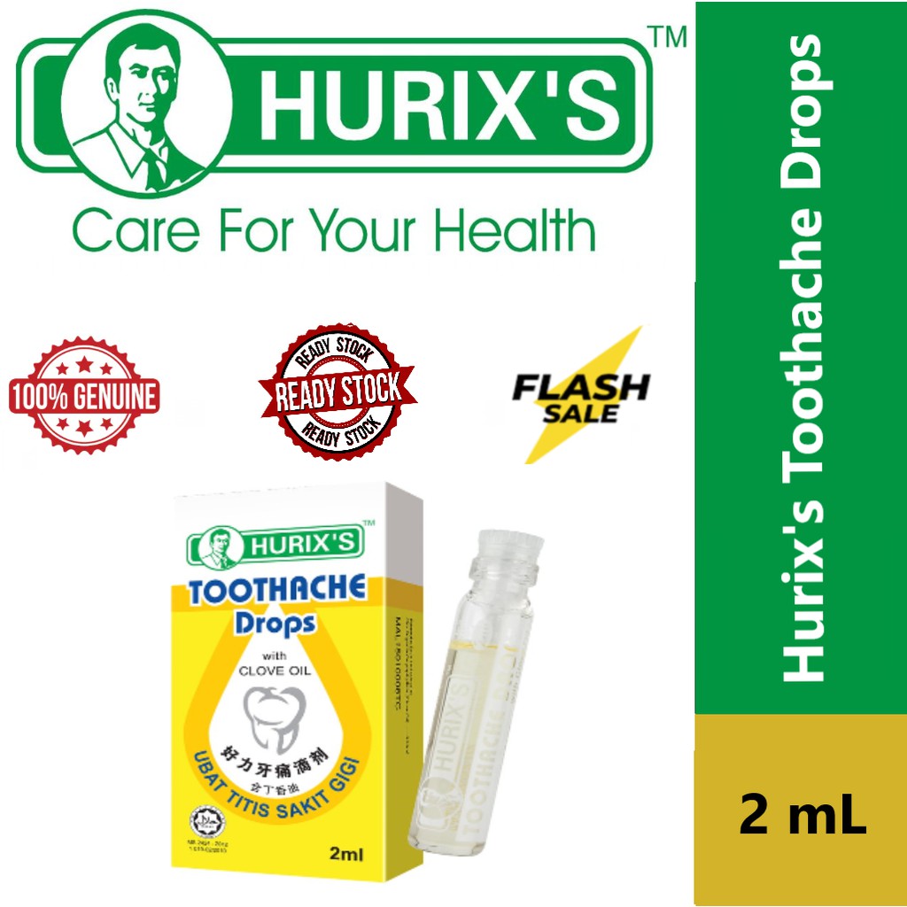 NW 20 [Exp 9/22] Hurix's Toothache Drops (with Clove Oil) 2mL | Shopee ...