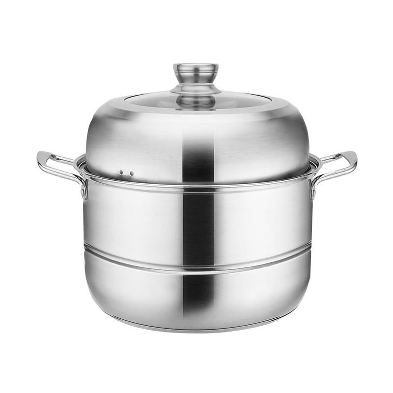 双层Pengukus Steamer Pot Stainless Steel 2 Layer Periuk Kukus Cookware ...