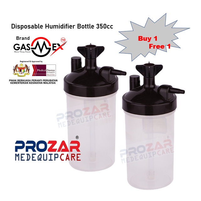 HUMIDIFIER BOTTLE OXYGEN BOTTLE 2PCS FOR OXYGEN CONCENTRATOR 340ML BUY ...