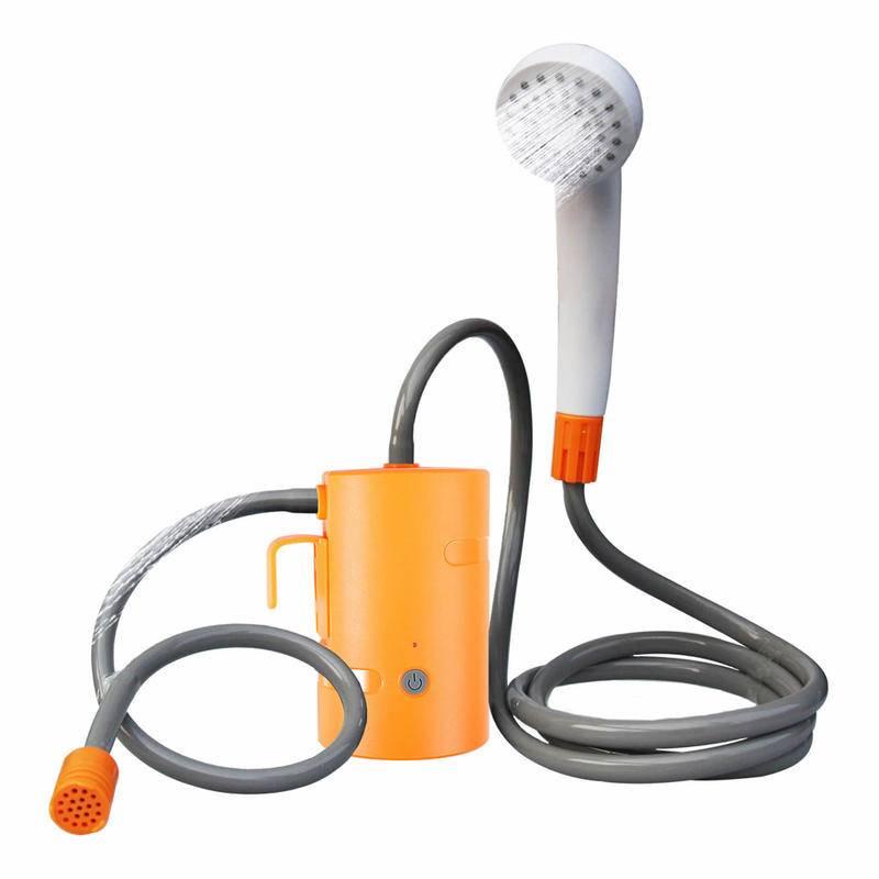 Portable Outdoor USB Rechargeable 4400mAh Battery Powered Shower Water ...
