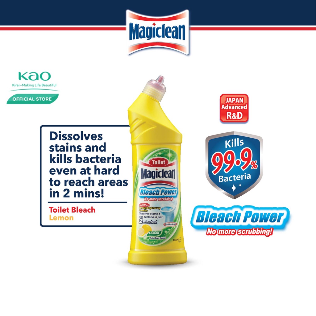 MAGICLEAN Toilet Bleach Lemon (500ml) | Shopee Malaysia
