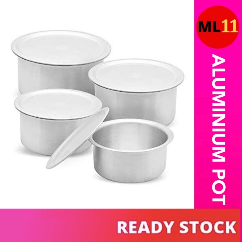 KUCHING Large Thick Aluminum Pot (30-36cm) / Periuk Masak Cap / Indian ...