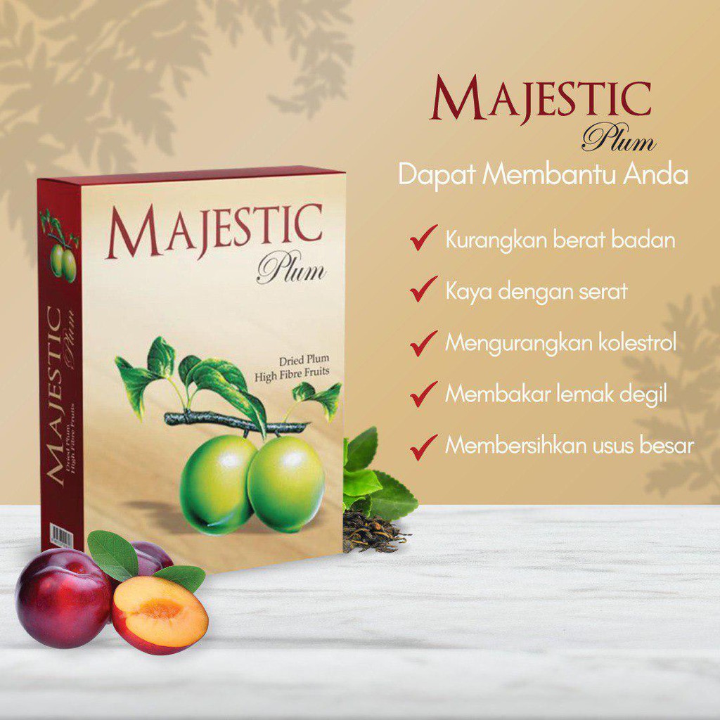 Majestic Plum (Dried Plum High Fibre Fruits For Constipation, Weight ...