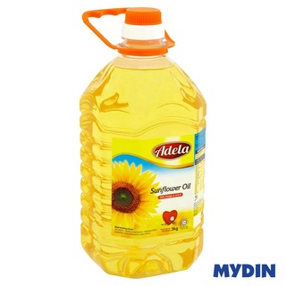 Adela Cooking Oil - Blended Sunflower Oil (3kg) | Shopee Malaysia
