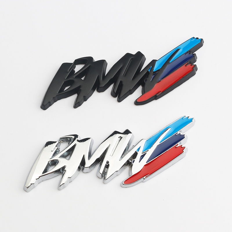 1 Metal New Model BMW Logo color personality Car Decorative Side Rear ...