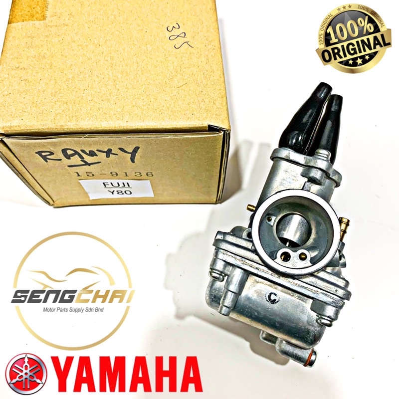 YAMAHA Y80 Y88 CARBURETOR ASSY FUJI 100% ORIGINAL JAPAN MIKUNI FUJI 100 ...