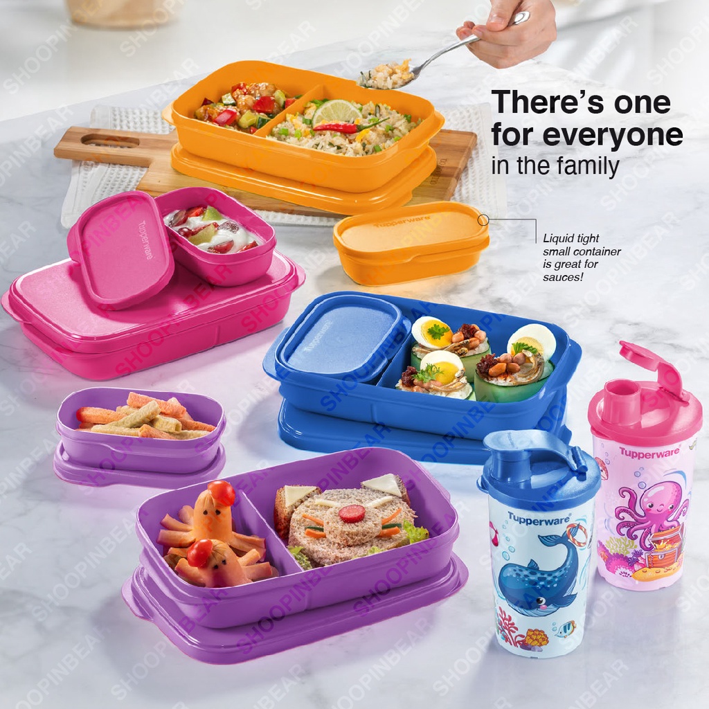 🔥COMBO SET🔥Tupperware Foodie Buddies Container Set (4)590ml (4)120ml ...