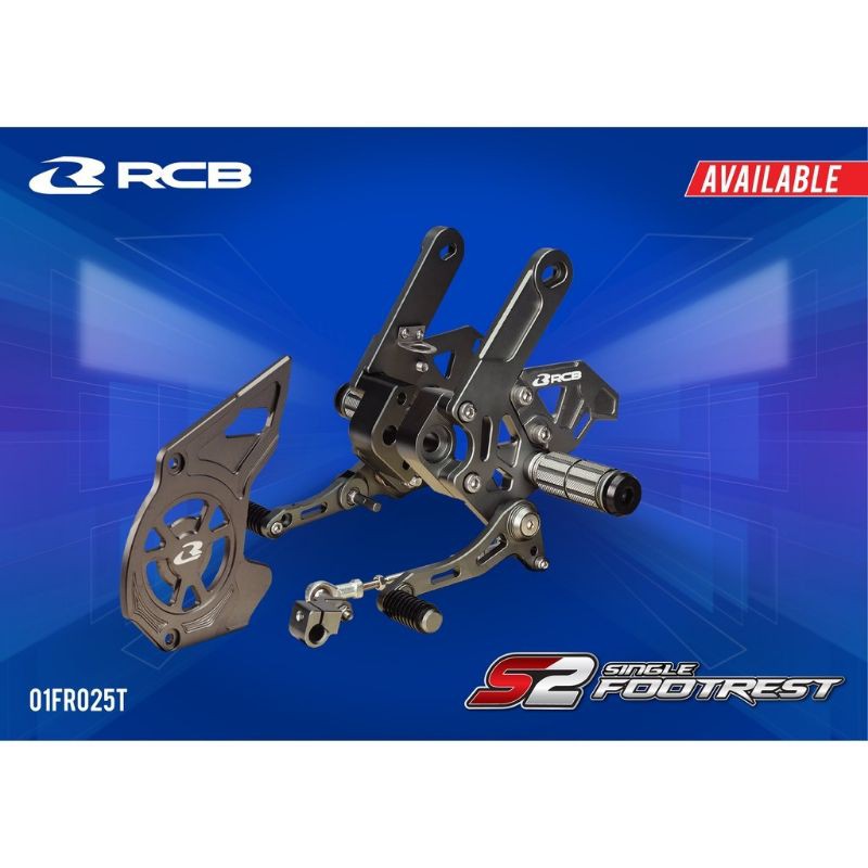 Y15ZR Single Footrest S2 Set RCB 100% Original RCB S2 Y15/Y15zr Ysuku ...