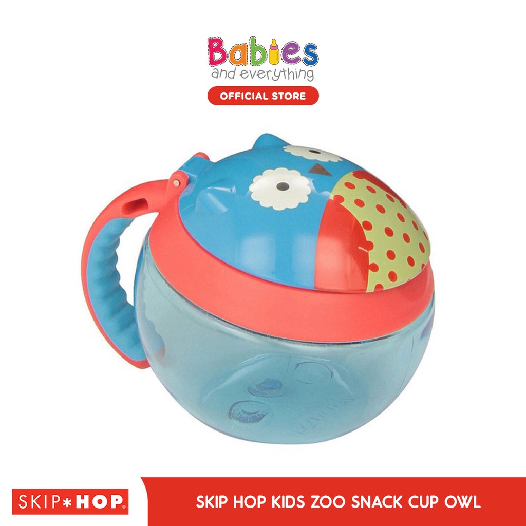 Skip Hop Kids Zoo Snack Cup Owl - Children's Snack Place (Owl) | Shopee ...