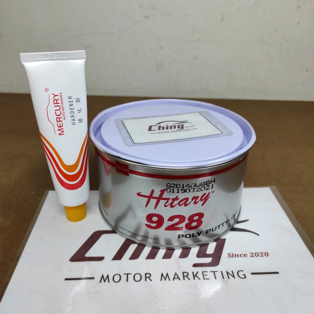 HITARY 928 POLY PUTTY straightening metal surface | Shopee Malaysia