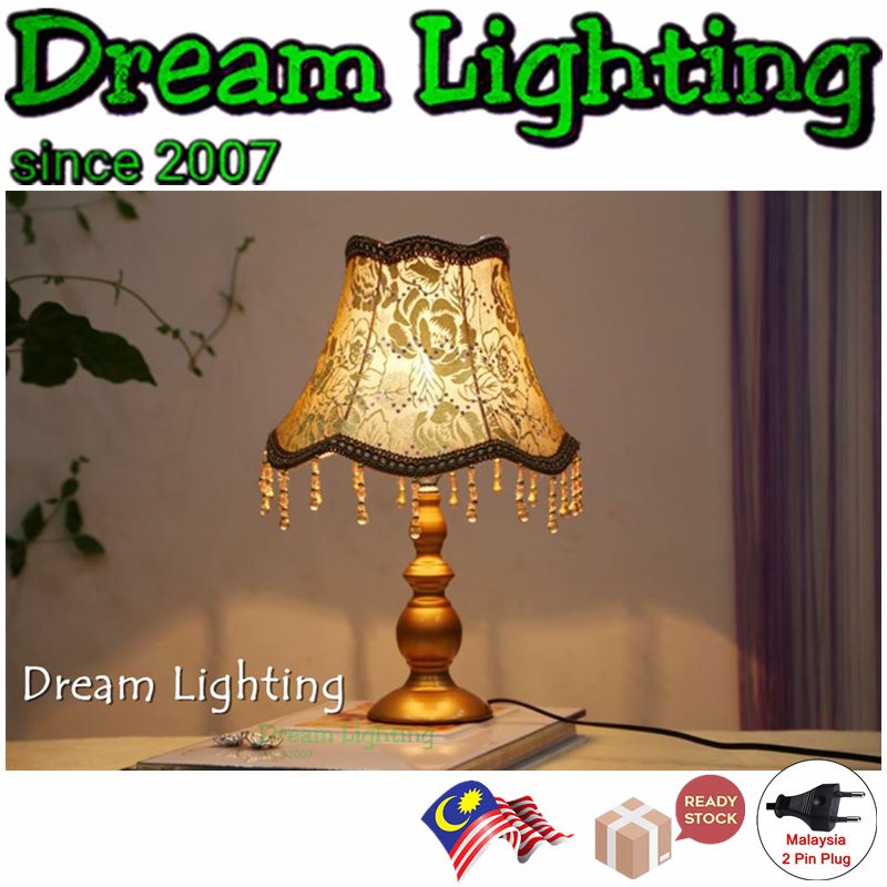 Dream Lighting / Wood Table Lamp Night Light Decorative Desk Lamp ...