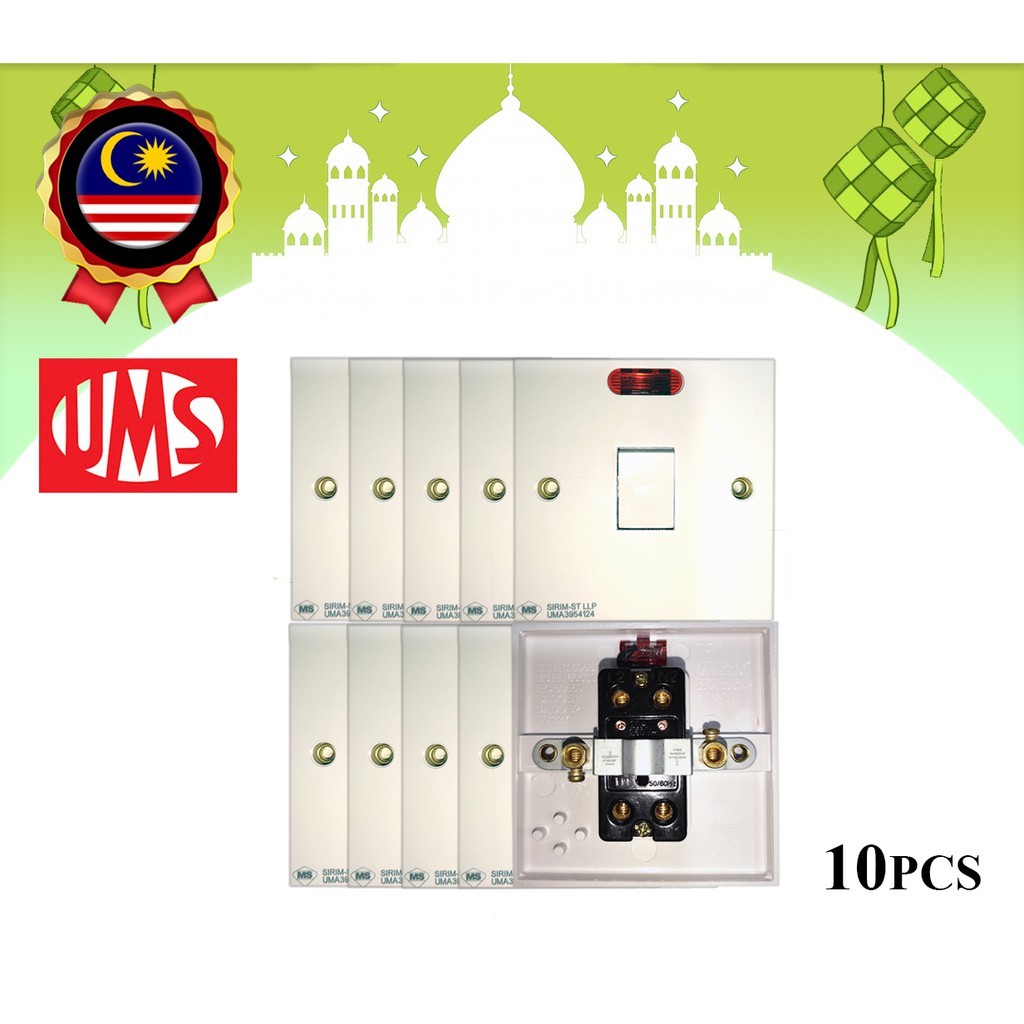 UMS Flush Switch With Neon Indicator (10pcs) | Shopee Malaysia