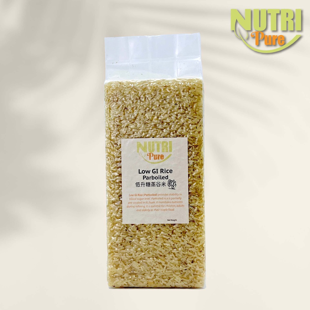 Nutri Pure Low GI Rice (Parboiled) | Beras GI Rendah (Masak) | Shopee ...
