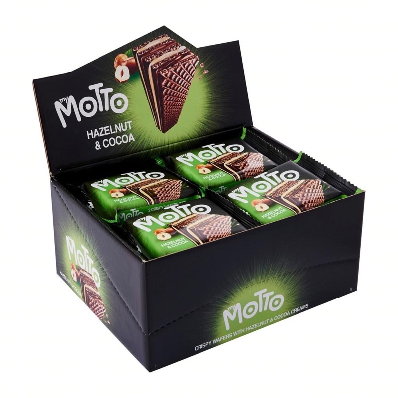 MyMotto Cream Wafer 34gmx20s (Cocoa/Hazelnut/Tiramisu) | Shopee Malaysia